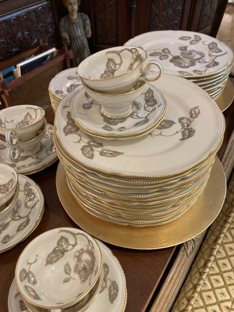 Castleton China Gloria Rose Pattern - Ark Antiques, La Jolla, CA