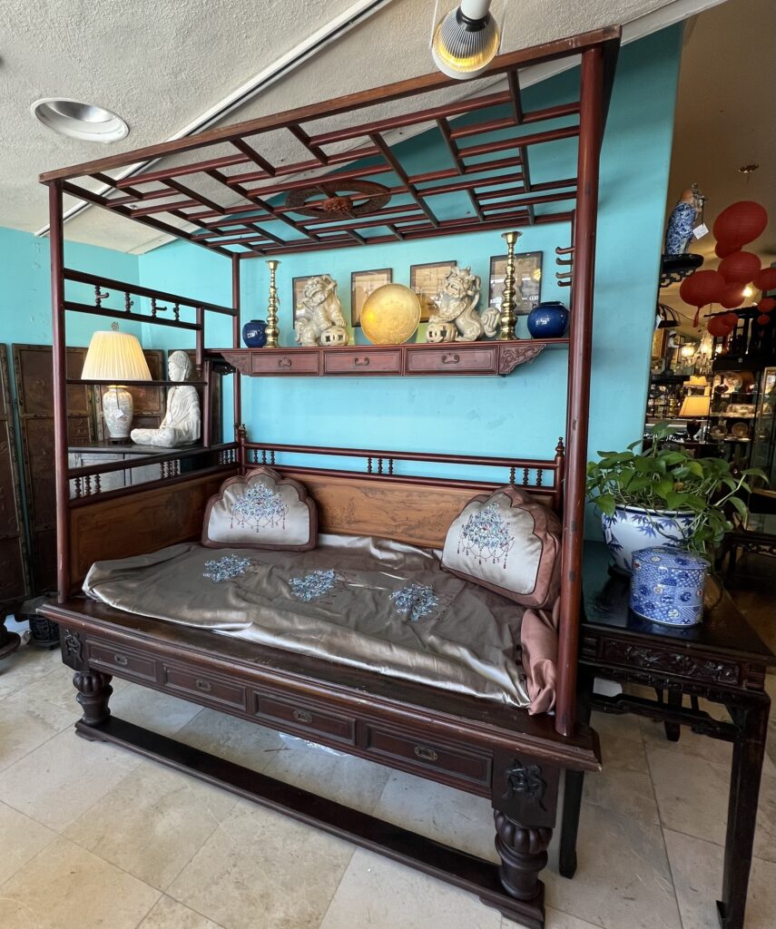 Vintage Chinese Wedding Bed - Ark Antiques, La Jolla, CA
