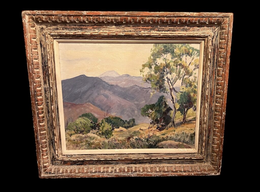 Alice McKee Cumming Oil Landscape - Ark Antiques, La Jolla, CA